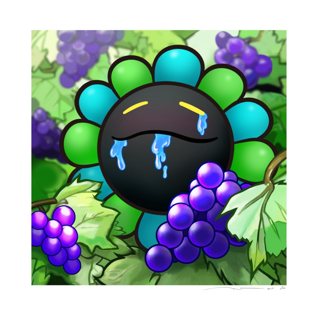 Takashi Murakami | Murakami Flower #11555 Grape, 2024 – Pinto Gallery