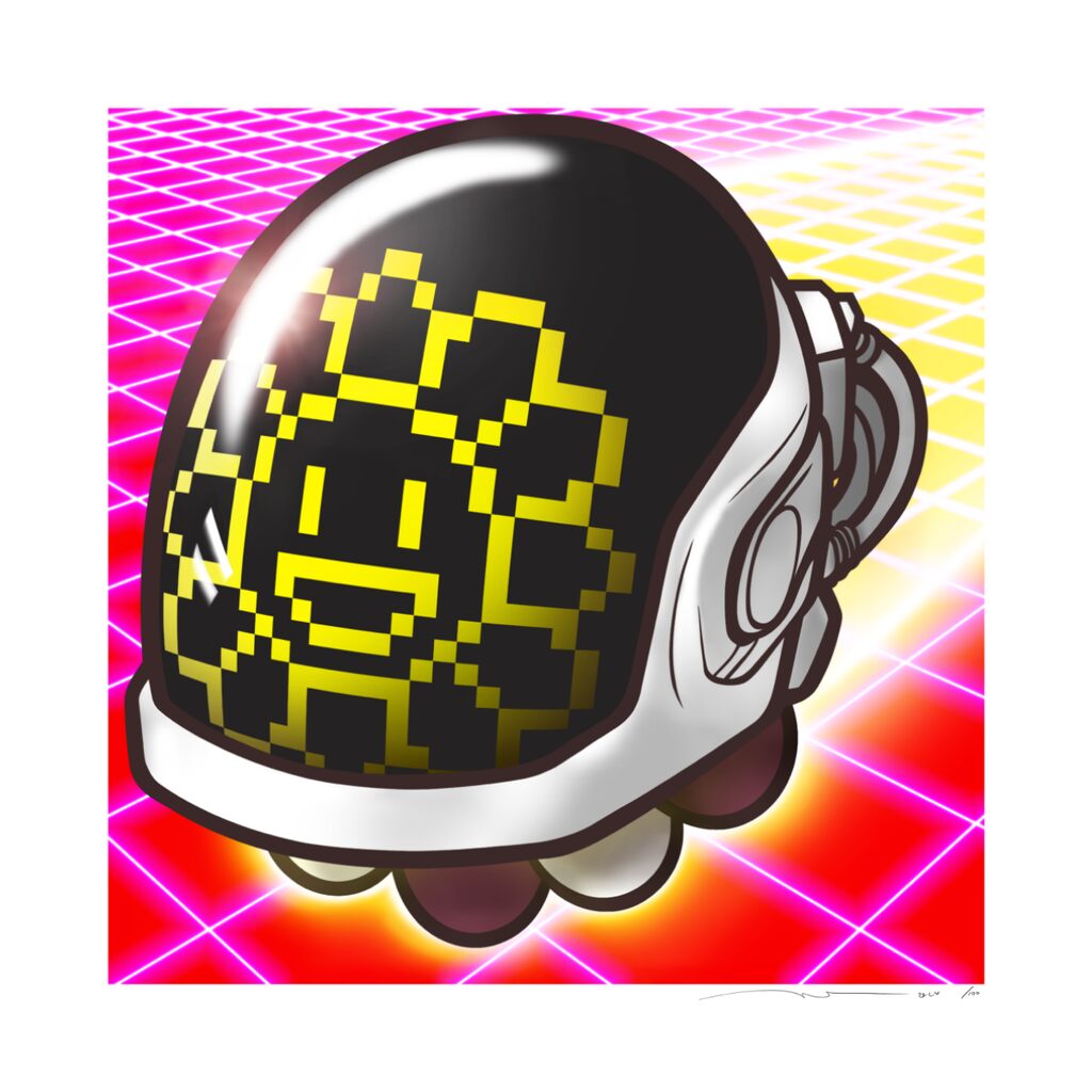 Takashi Murakami | Murakami Flower #1849 LED Helmet, 2024 – Pinto Gallery